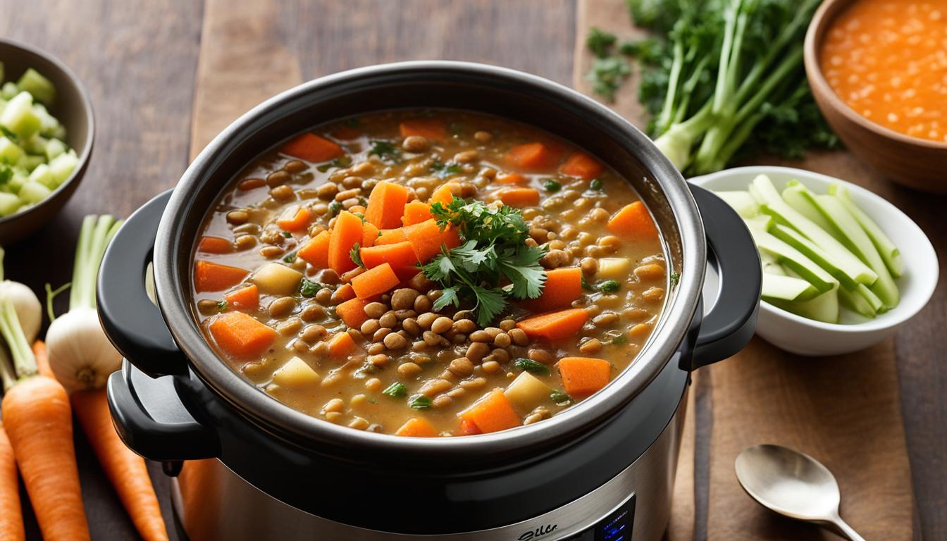 Heerlijke Slowcooker Linzensoep | Verse Ingrediënten